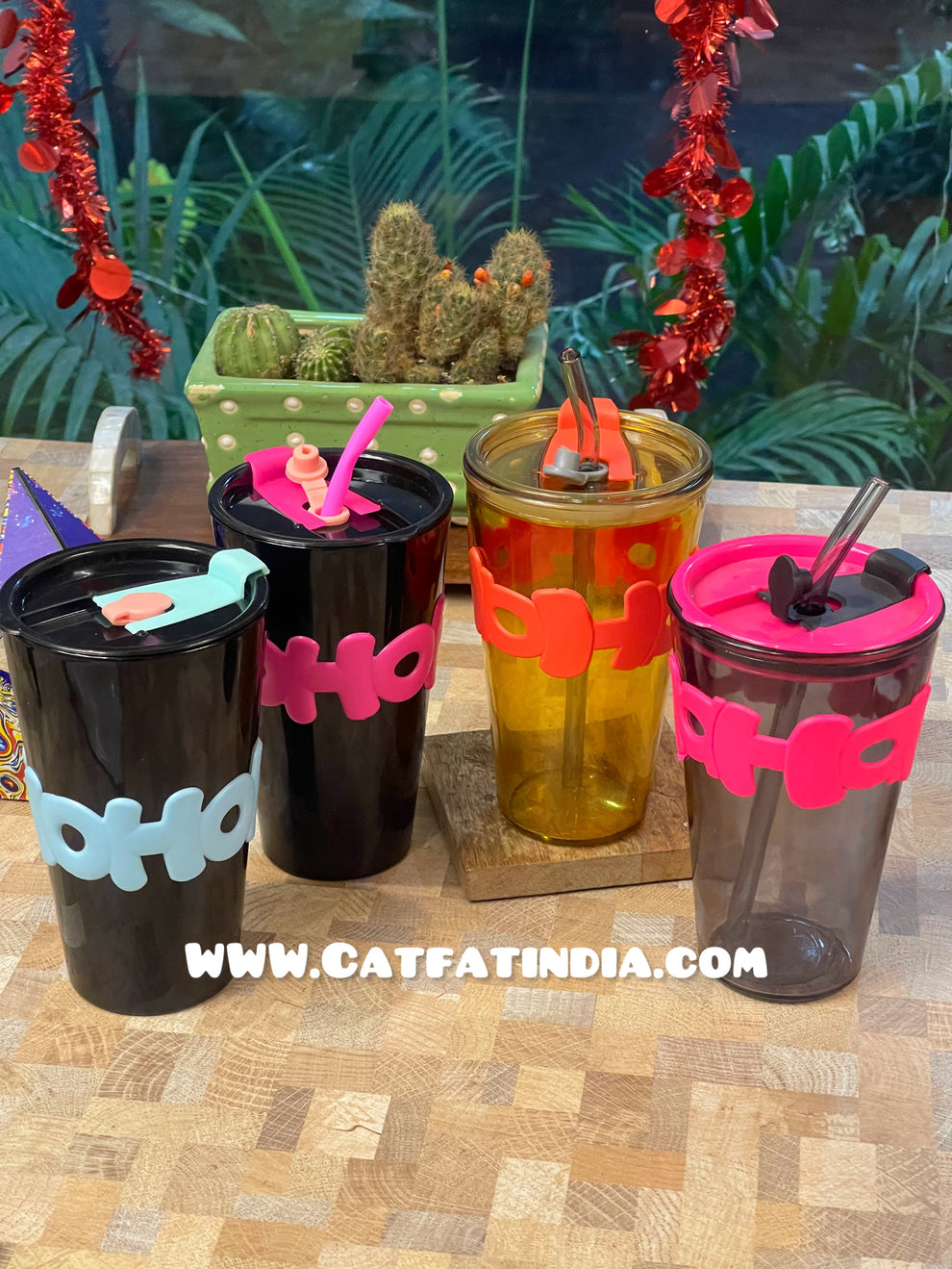 HoHo mirror glass tumbler ( transparent- opec) – CATFATINDIA