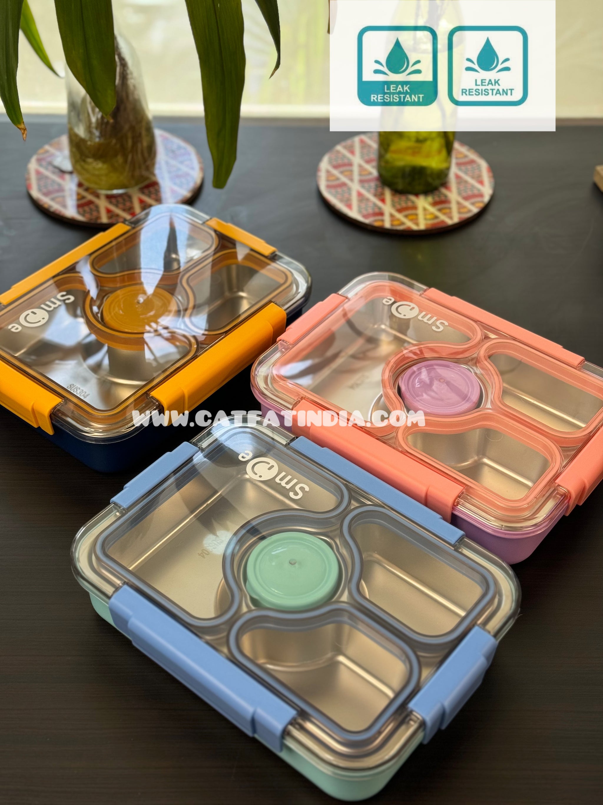Lunch Barn Bento Box (Leak-Resident Lunch Box) – CATFATINDIA