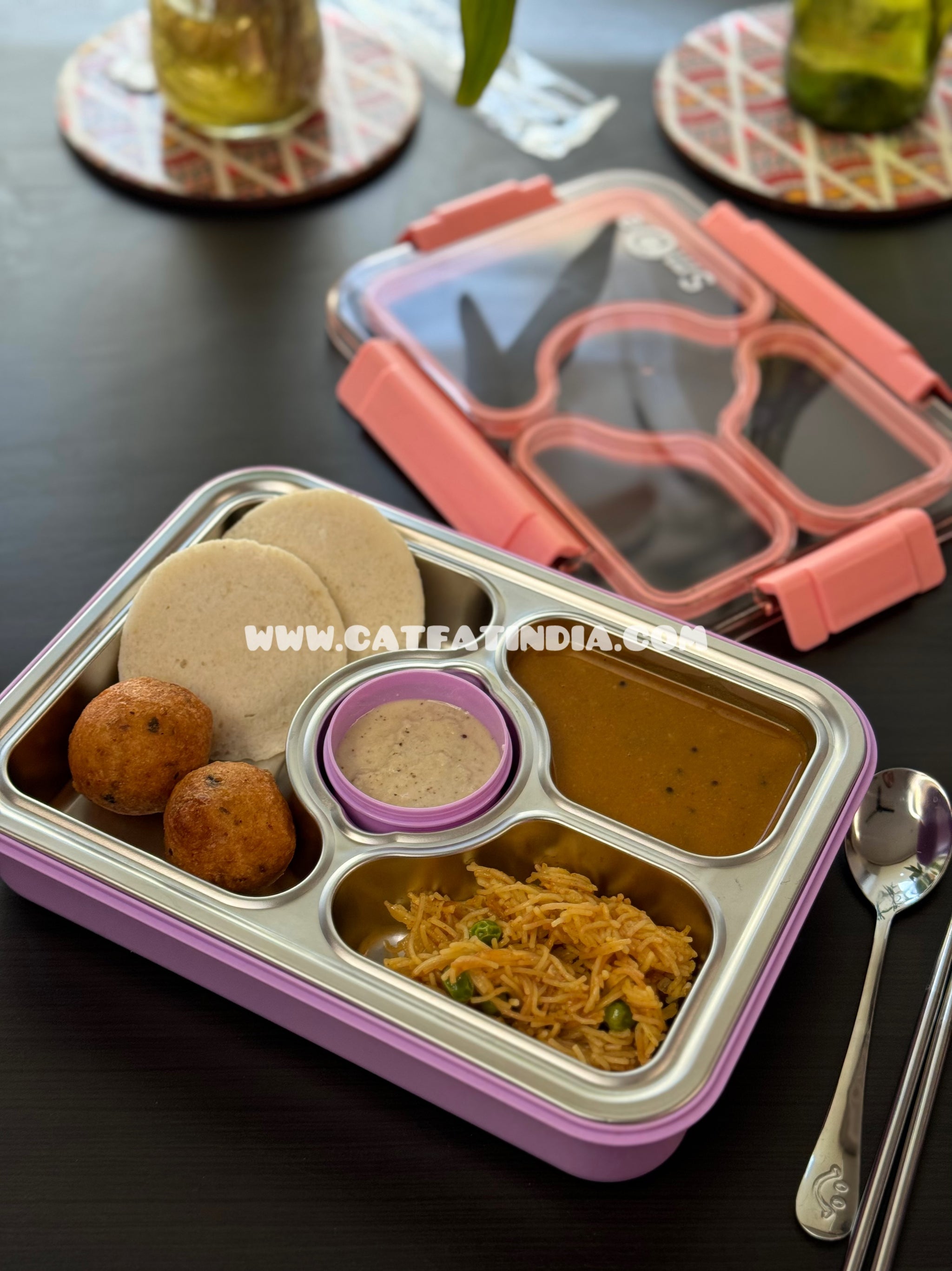 Lunch Barn Bento Box (Leak-Resident Lunch Box) – CATFATINDIA