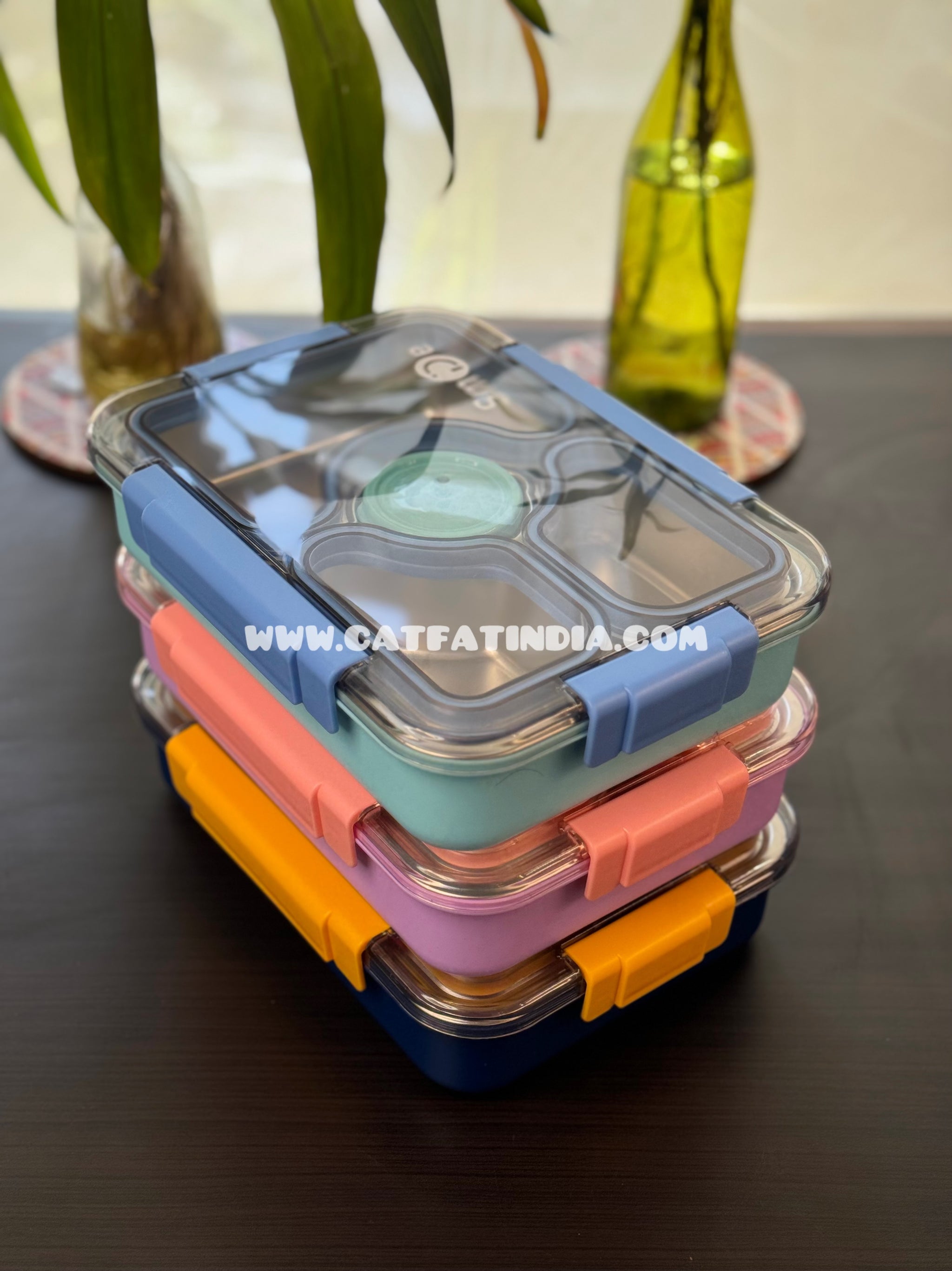 Lunch Barn Bento Box (Leak-Resident Lunch Box) – CATFATINDIA