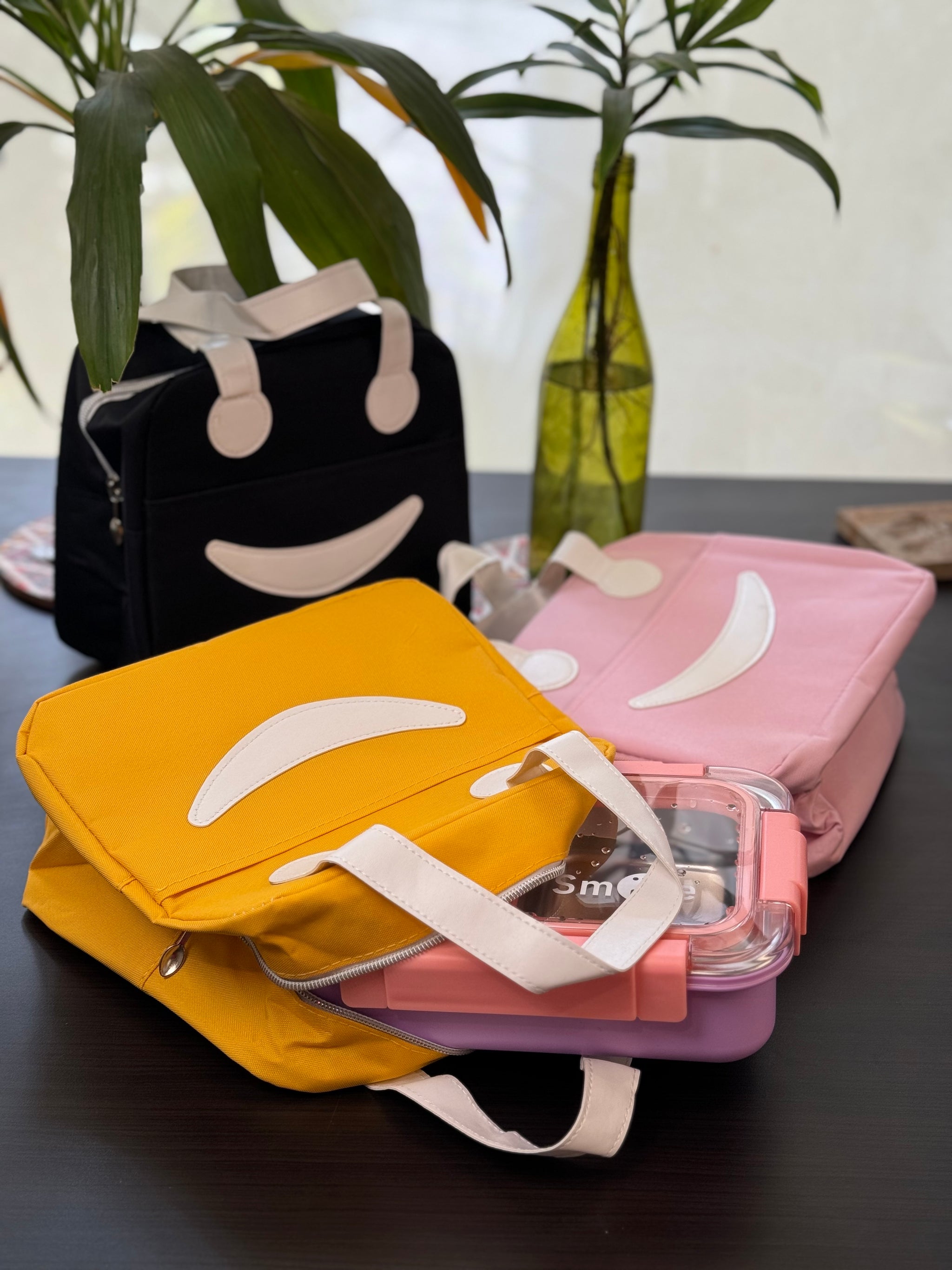 Smiley Lunch Bag – CATFATINDIA