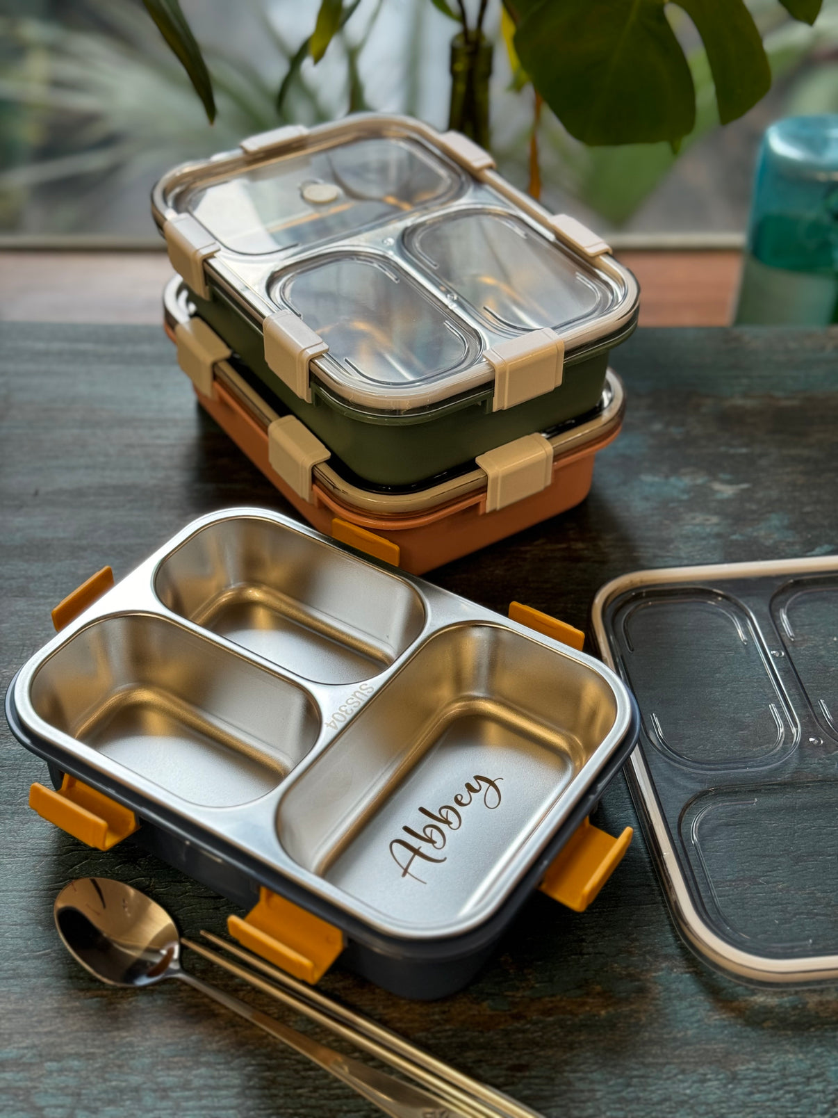 Meal to Go Stainless Steel Bento Box – CATFATINDIA