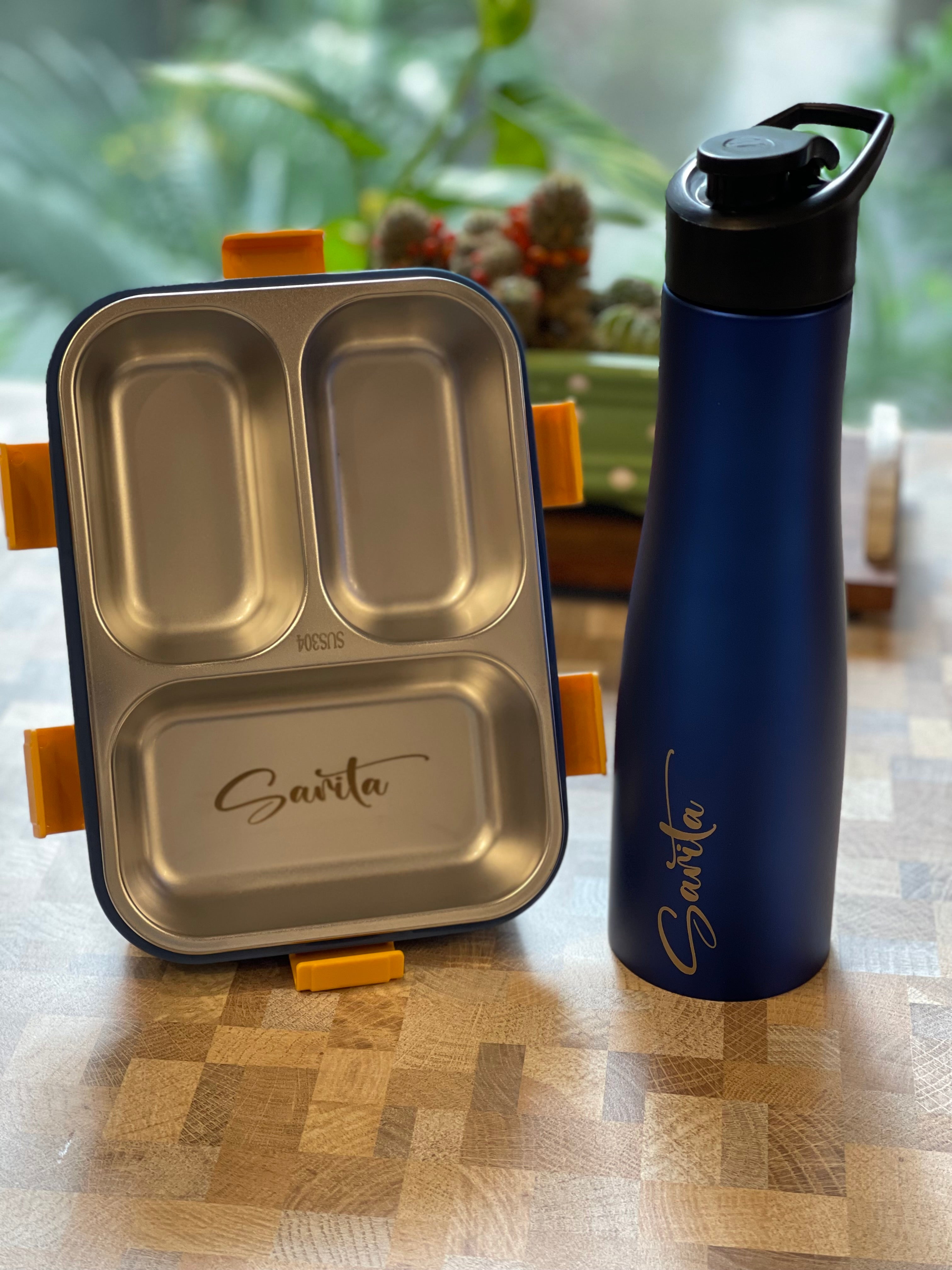 Budget friendly Combo (Lunch Box with Bottle) – CATFATINDIA