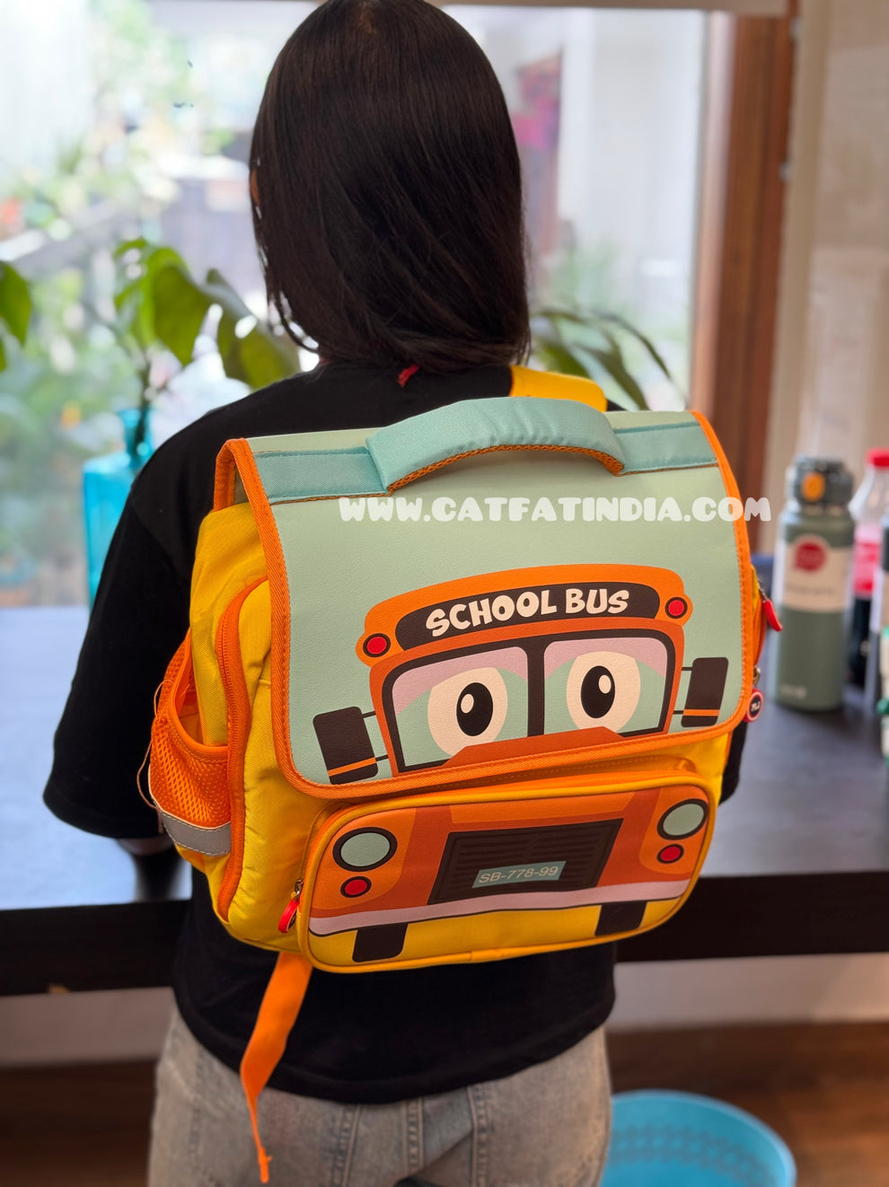 School Bus Backpack – CATFATINDIA